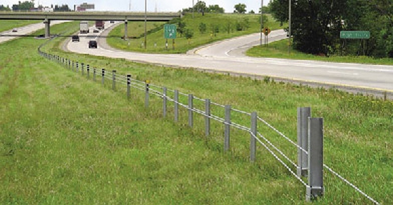 Cass TL3 Highway Median Installation - C & W Construction Specialties